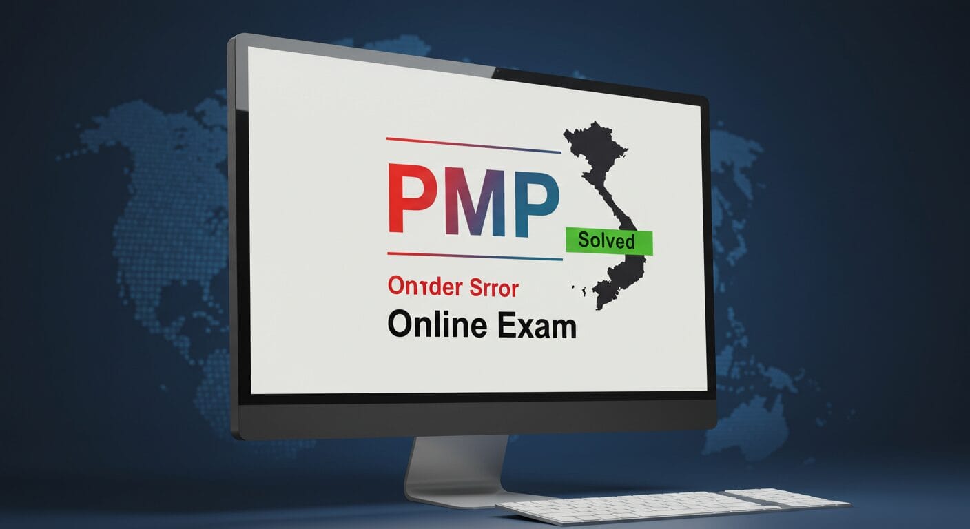 【PMP オンライン試験】ピアソン OnVue ネットワークチェック – 60% 接続失敗 – ホーチミン在住 Channel